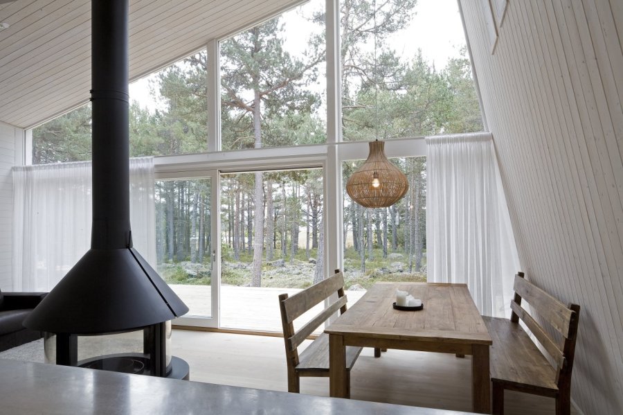 Modern vacation cabins at the Hölick Sea Resort in Sweden | Small House ...
