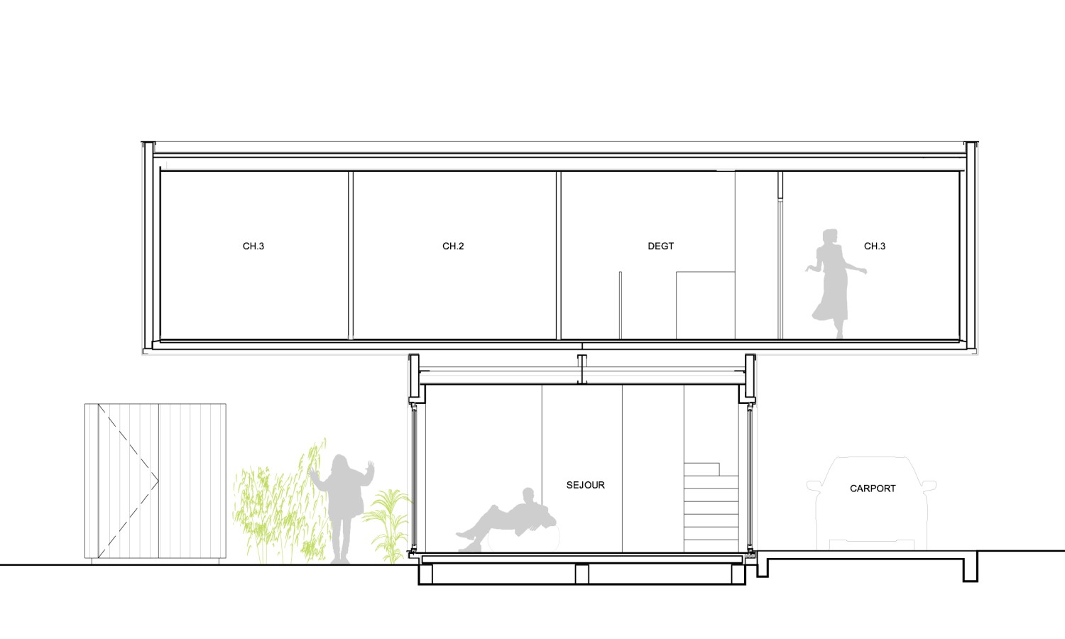 Gallery: Crossbox, a cantilevered modular house | CG Architectes ...