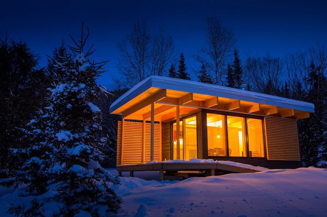 Gallery: Chalet EXP, a tiny modern cabin for Quebec’s wilderness parks ...