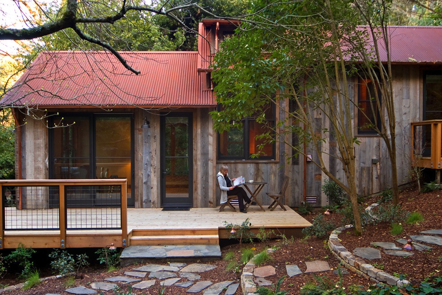 A handcrafted rustic guest cabin | Dotter & Solfjeld | Small House Bliss