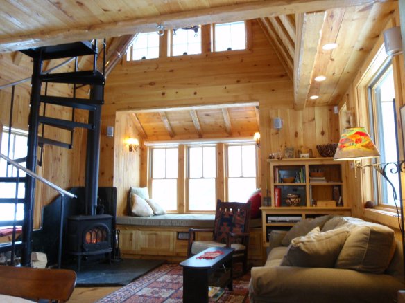 One Room Cabin With Loft Bedroom Ideas Levi Kelly | Cool Tiny House