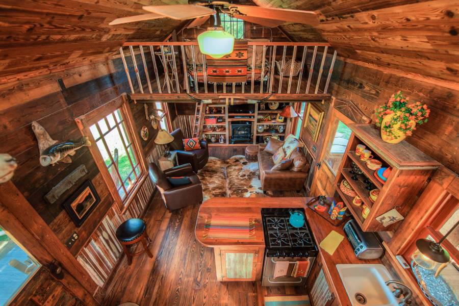 The Cowboy Cabin | Tiny Texas Houses | Small House Bliss