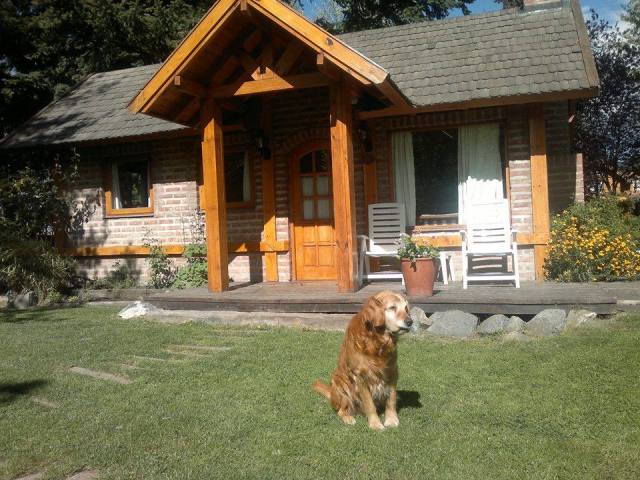 Alpine-style brick and wood cottages in Patagonia | Small House Bliss