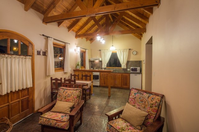 Alpine-style brick and wood cottages in Patagonia | Small House Bliss